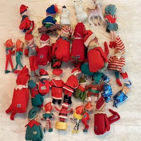 Vintage | Holiday | Vintage Knee Hugger Elf 95s Christmas Ornaments ...
